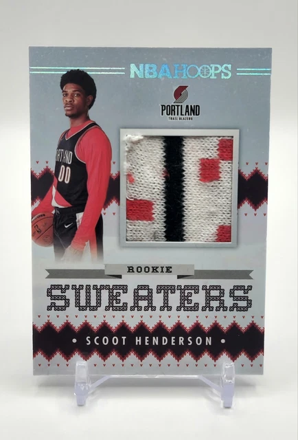 2023-24 PANINI NBA HOOPS Rookie PULLS SCOOT HENDERSON #RSW-SCO Portland ...