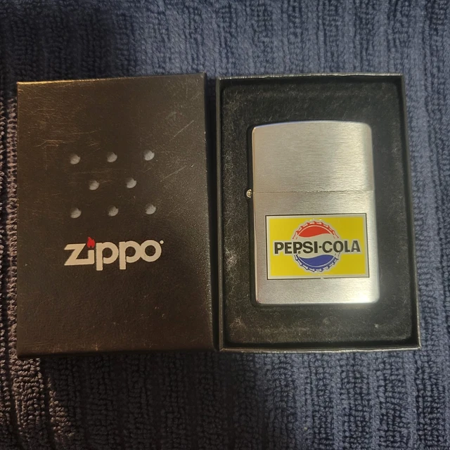 NEUF 2002 ZIPPO Pepsi "Pepsi Cola" briquet publicitaire avec boîte EUR 49,22 - PicClick FR