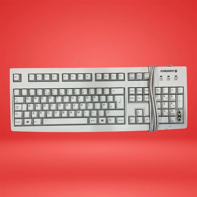 CHERRY VINTAGE RS 6000 USB PS/2 Keyboard German Layout £24.38 - PicClick UK