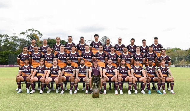 BRISBANE BRONCOS TEAM Poster , Nrl Rugby Free Post Bargain EUR 9,58 ...