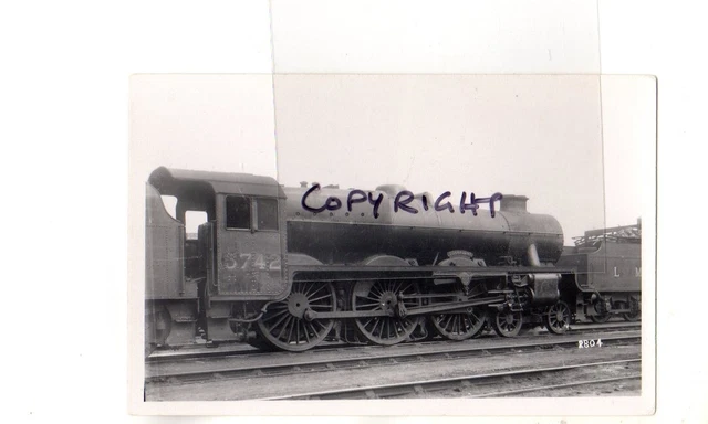 RAIL PHOTO LMS 460 Jubilee 5742 Unknown shed MR LNWR £2.59 - PicClick UK