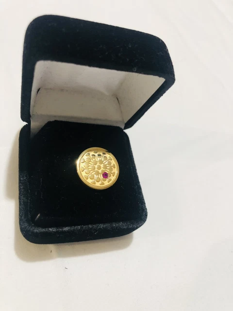 TUPPERWARE 9CT GOLD and ruby executive stick pin collectable EUR 163,08 ...