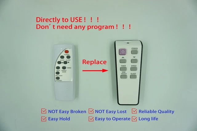 REMOTE CONTROL FOR Arctic King MWK-08CRN1-BJ8 MWK-10CRN1-BJ8 Air ...
