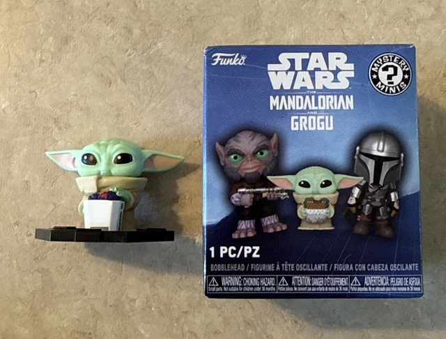 FUNKO MYSTERY MINIS STAR WARS Mandalorian and Grogu GROGU WITH SNACKS 1 ...
