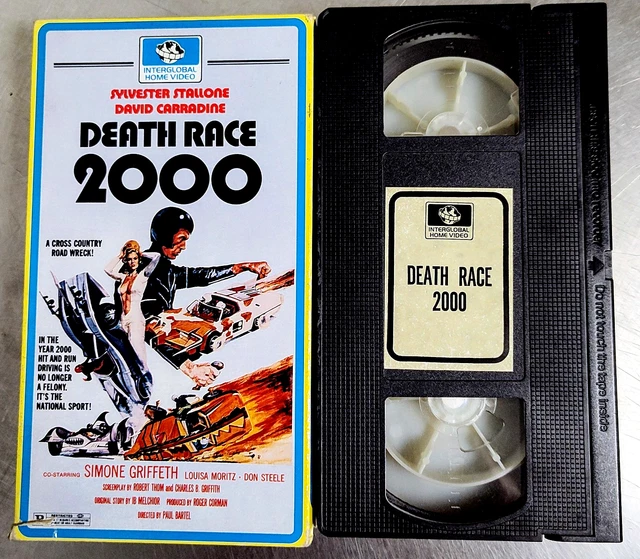 DEATH RACE 2000 VHS Inter Global Video Promotions 1975 Sci-Fi Classic ...