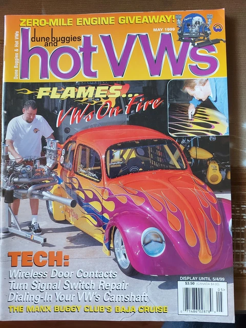 DUNE BUGGIES AND Hot VW's Magazine May 1999 Type 3 Squareback Beetle ...