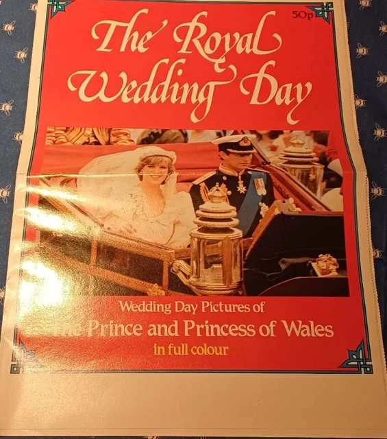 ROYAL FAMILY WEDDING Pictures Prince Charles Princess Diana Wales 1981 ...