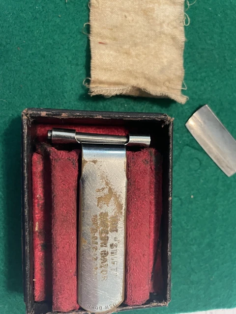 THE SWIFT SAFETY RAZOR Stropping Wedge Blade Box JACKSON KNIFE & SHEAR ...