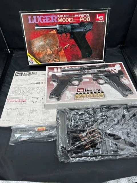 VINTAGE LUGER PARABELLUM Pistol Model P08 Ls Model Kit 1:1 Scale Kit ...