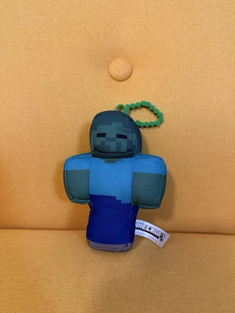 MINECRAFT ZOMBIE 5” Mojang Clip On Plush School Bag 2024 £2.24 ...