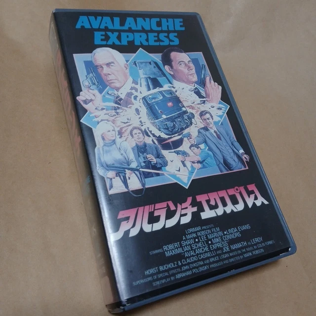 VHS AVALANCHE EXPRESS Robert Shaw Lee Marvin £41.94 - PicClick UK