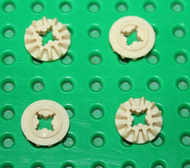 LEGO TECHNIC TAN Gear 12 Tooth Bevel ref 6589/set 75015 7754 10178 ...