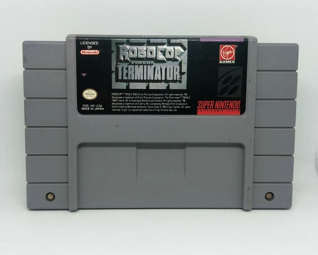 ROBOCOP VERSUS TERMINATOR super nintendo gioco originale SNES EUR 20,75 ...