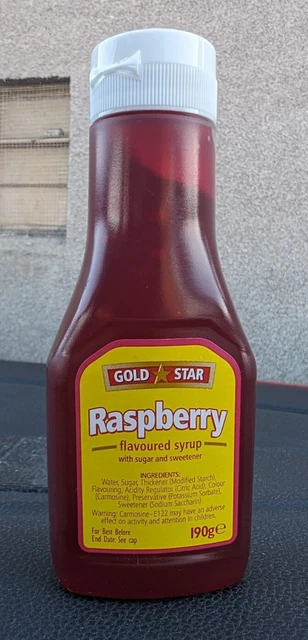 GOLD STAR RASPBERRY Sauce Ice Cream Scottish RARE!! £7.00 - PicClick UK