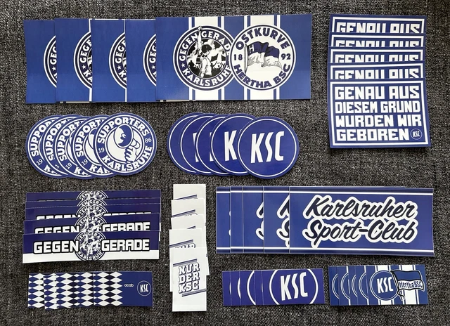 SZENEKLEBER KARLSRUHER SC Ultras KSC Sticker Aufklebersammlung Hertha BSC Berlin EUR 20,00 ...