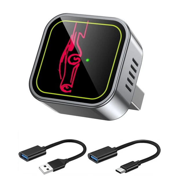 2IN1 CARPLAY Android Auto Adapter AI Box BT+2.4G 5G WIFI USB Dongle1278 ...