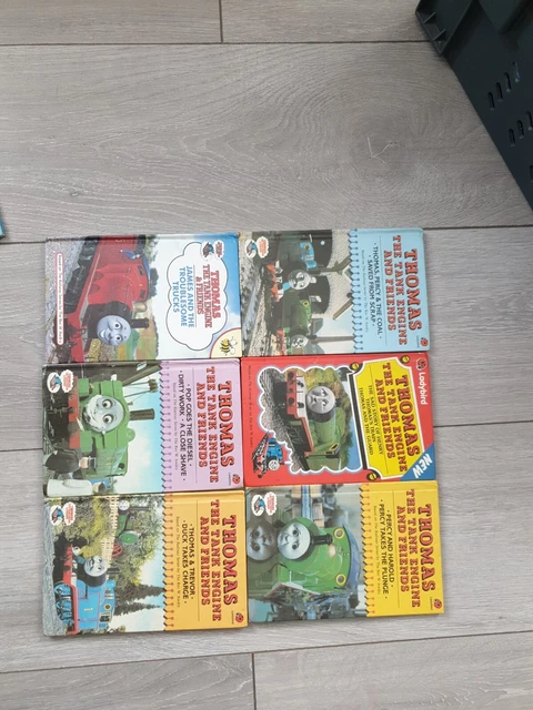 RARE VINTAGE 6X Thomas The Tank Engine Book Bundle 6x Ladybird £7.99 ...