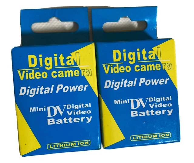 DIGITAL VIDEO CAMERA Mini DV Battery Pack Lithium ION LOT OF 2 NEW $19. ...