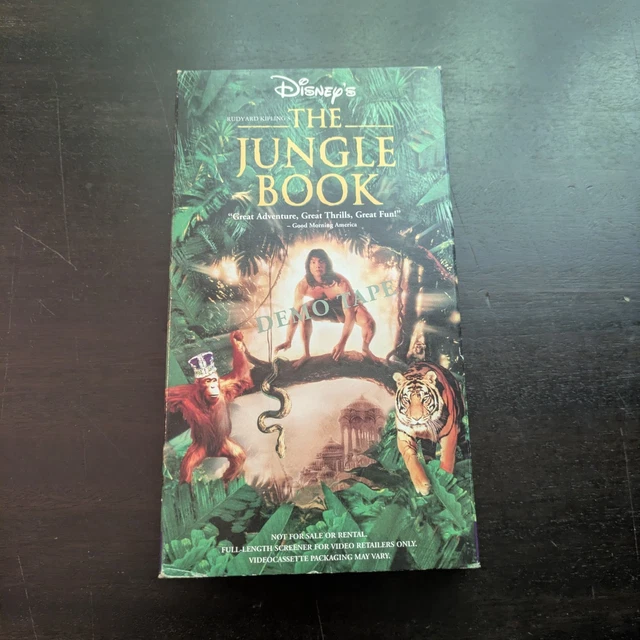THE JUNGLE BOOK VHS Demo Tape Disney 90s Fantasy £4.45 - PicClick UK