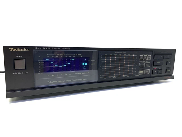 TECHNICS SH-8046 STEREO Graphic Equalizer Spectrum Analyzer Vintage ...
