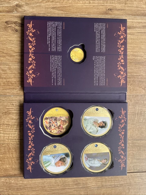 WINDSOR MINT COIN Collection. DIANA PORTRAITS OF A PRINCESS - 3 Coins ...