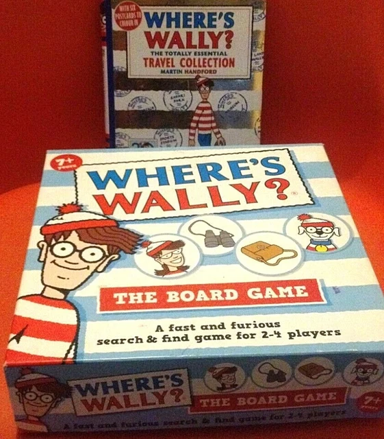 WHERE'S WALLY BOARD game and book Bundle £20.00 - PicClick UK