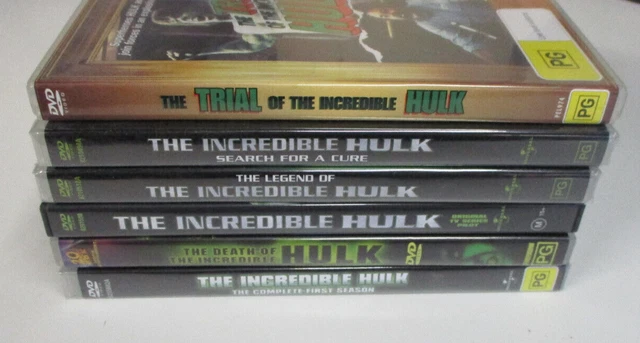 THE INCREDIBLE HULK - Movie & TV Series Collection - DVD Used + NEW and ...