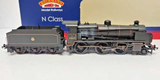 BACHMANN 32-165DC N Class 31869 Br Black Early Emblem Loco Dcc On Board ...