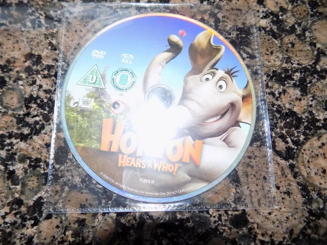 Dvd Robots Dr Seuss Horton Hears A Who 2 X Disc Slim Case £4 20