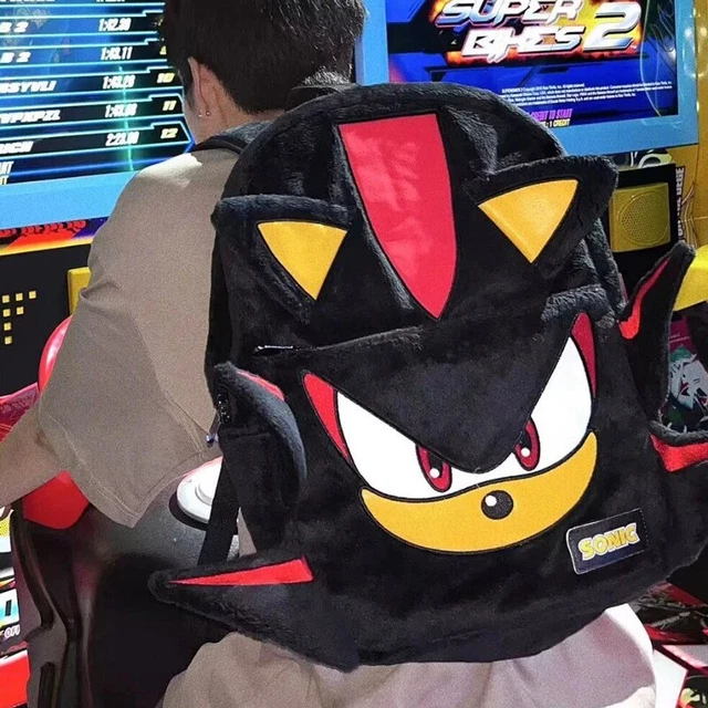 SONIC SHADOW THE Hedgehog Plush Bag Backpack Kids Cartoon Bag Gift ...