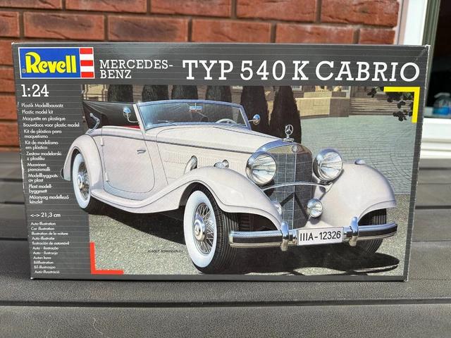 REVELL MERCEDES BENZ Typ 540K Cabrio Model Kit In Box - Unbuilt 2006 1/ ...