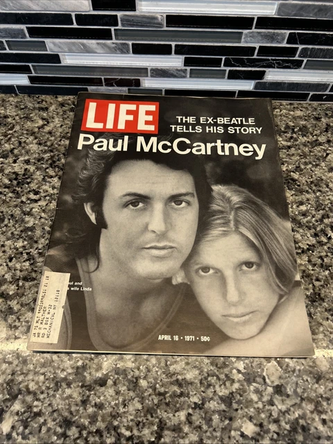 LIFE MAGAZINE APRIL 16, 1971 Paul McCartney The Beatles Story £8.07 ...