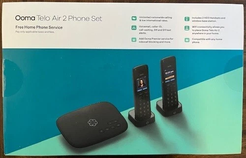 OOMA TELE AIR 2 Phone Set $115.00 - PicClick