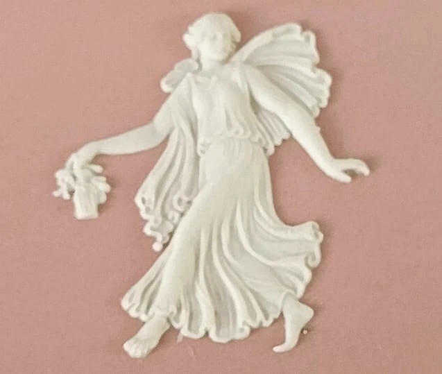 WEDGWOOD PINK JASPERWARE Fluted Plate Dancing Hours £80.00 - PicClick UK