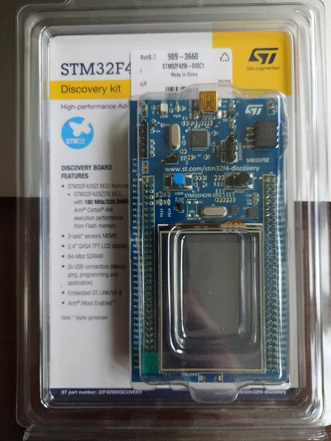 STM32F4 DISCOVERY KIT for STM32F429 MCU (STM32F429I - DISC1) £19.99 - PicClick UK
