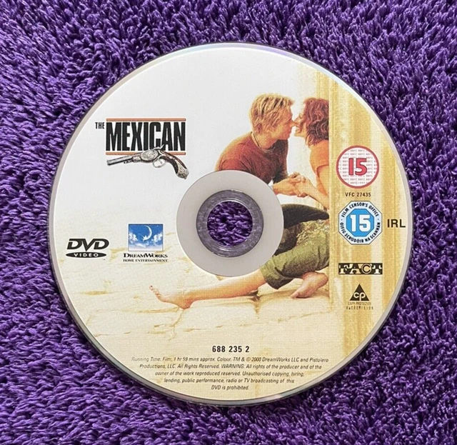 THE MEXICAN - DVD Disc Only - Comedy (2006) Brad Pitt - Free UK P&P £2. ...