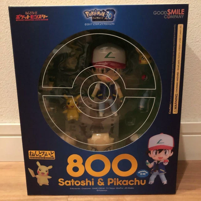NENDOROID POKEMON SATOSHI & Pikachu Figure #800 Good Smile Company ...