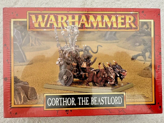 OOP METAL GORTHOR The Beastlord Warhammer The Old World Beastmen ...