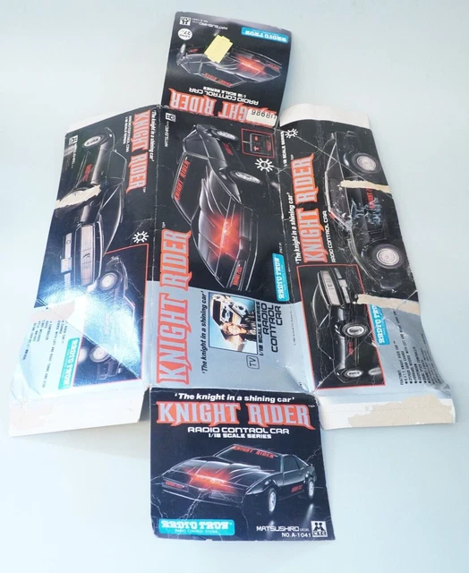 BOX LID ONLY - KNIGHT RIDER 2000 Remote Controlled Car RC KITT ...