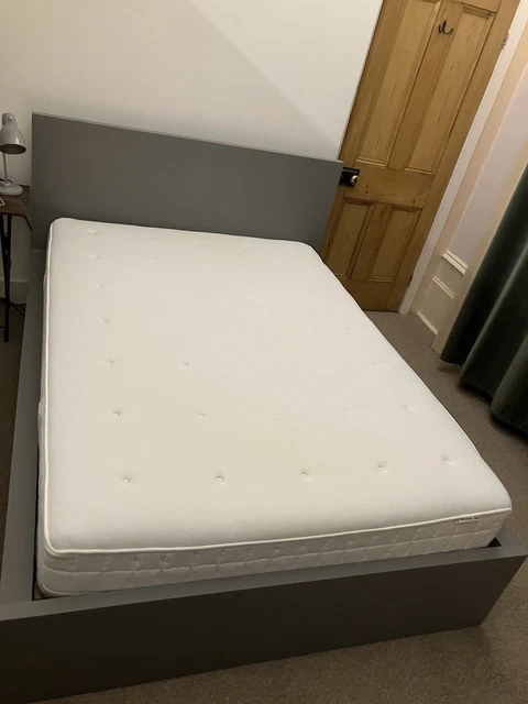 IKEA DOUBLE BED Frame & Mattress £104.70 - PicClick UK