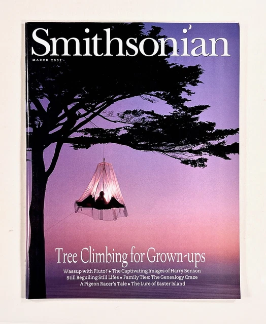 2002 MAR SMITHSONIAN Pluto Controversy EASTER ISLAND Pigeon Racing TREE ...