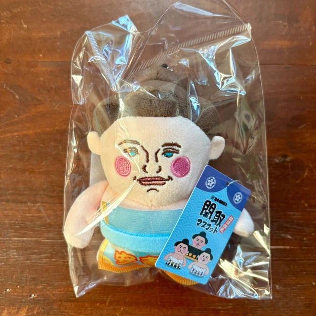 SUMO WRESTLER RIKISHI AONISHIKI Mini Stuffed toy Plush toy with Ball ...