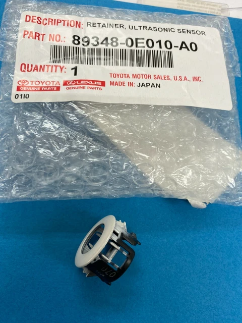 GENUINE TOYOTA REAR Corner Bumper Ultrasonic Sensor Retainer 89348 ...