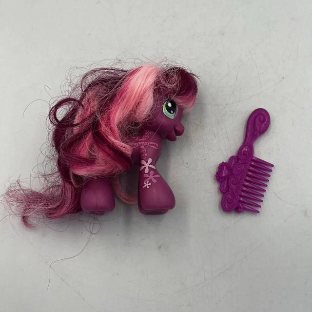 HASBRO MY LITTLE Pony Cheerilee G3.5 Figure Brushable Hair Pink Flower ...