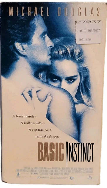 BASIC INSTINCT (VHS, 1992) Michael Douglas Sharon Stone Paul Verhoeven Upskirt $9.99 - PicClick CA