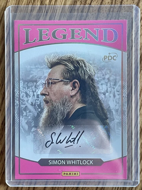 🔥 PANINI PDC World Championship 2026 Simon Whitlock AULE-01 Auto Pink ...
