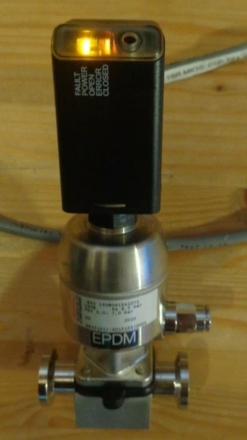 GEMU 650 DIAPHRAGM Valve + Electrical position indicator 1234 Clamp D ...