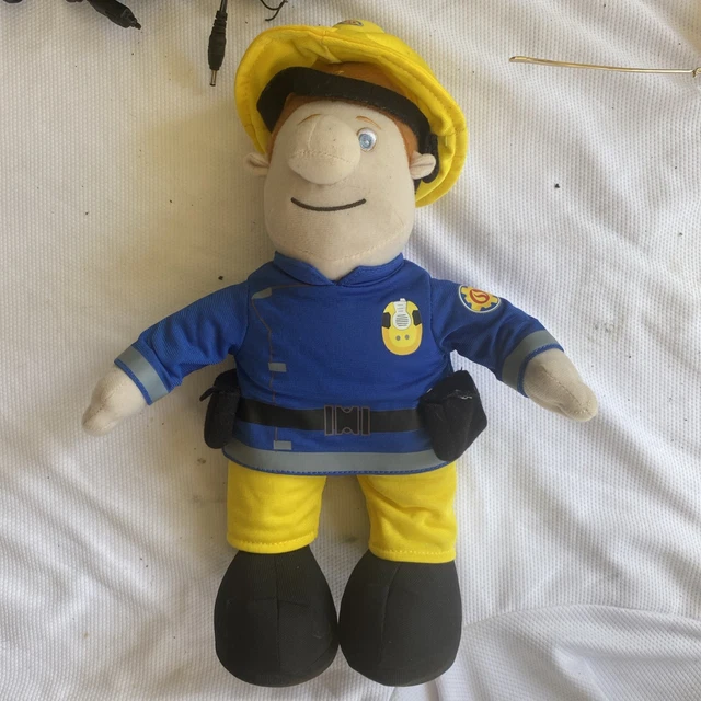 FIREMAN SAM TALKING, Singing, Sounds Plush Soft Toy Figure £10.00 ...