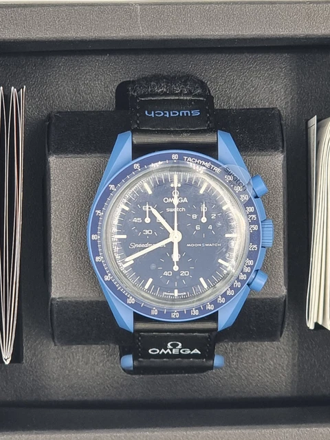 SWATCH X OMEGA bioceramic moonswatch mission to neptune EUR 499,00 ...