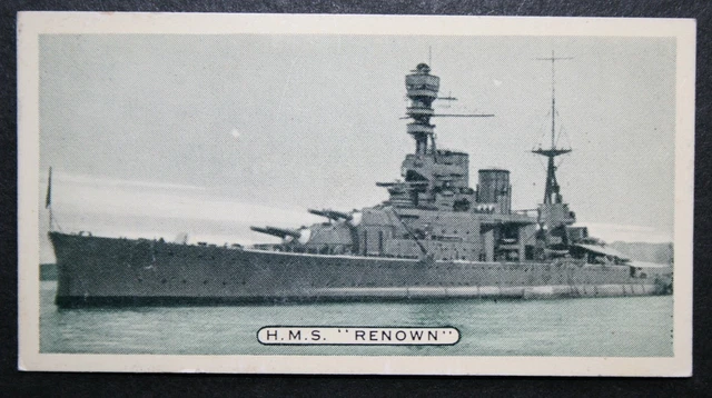 HMS RENOWN Royal Navy Battleship Vintage Photocard LB13 £3.99 - PicClick UK